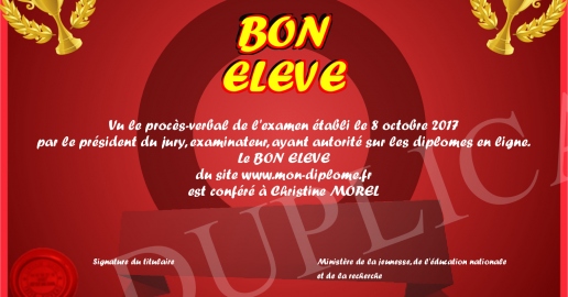 BON ELEVE