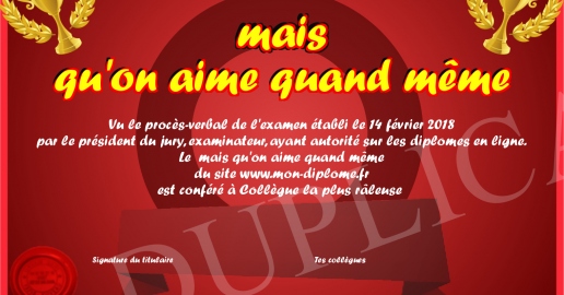 mais qu'on aime quand meme