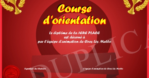 Course d orientation