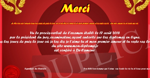 Merci de Me les ces t aimais tous les jours de puis le jour ou je tes ...