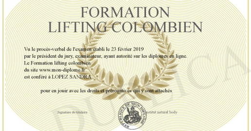 Formation lifting colombien