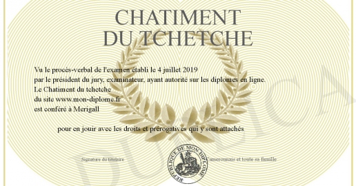 Chatiment du tchetche