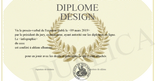 Diplome design
