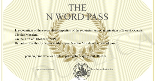 The N word Pass