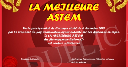 LA MEILLEURE ASTEM