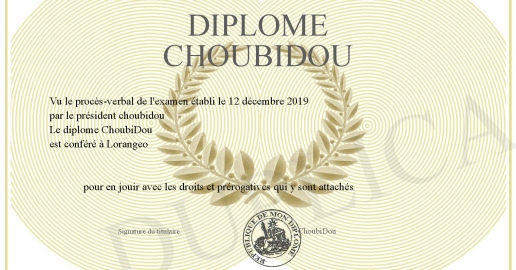 Diplome ChoubiDou