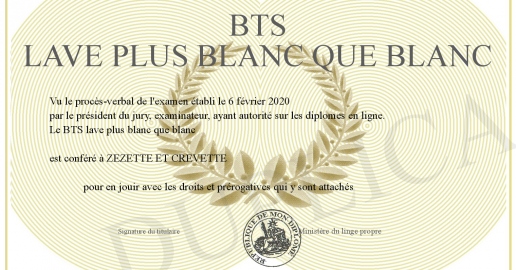 BTS lave plus blanc que blanc