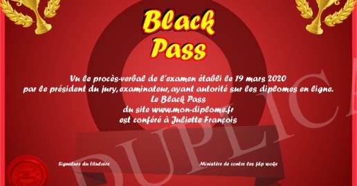 Black Pass 4320
