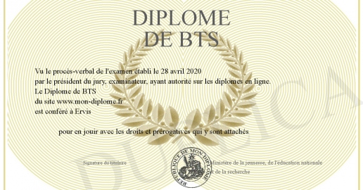 Diplome de BTS