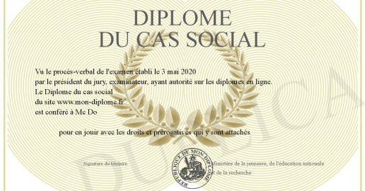 Diplome du cas social