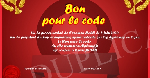 Bon pour le code
