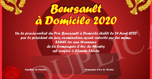 Beursault a Domicile 2020