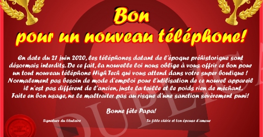 Bon pour un nouveau telephone!