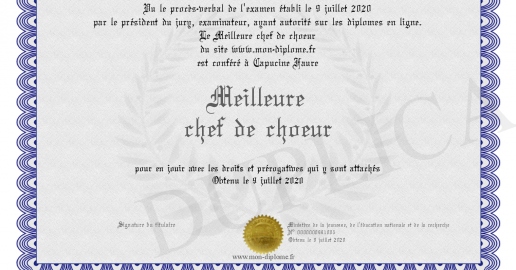Meilleure chef de choeur
