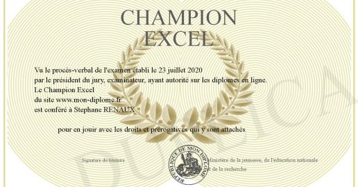 Champion Excel